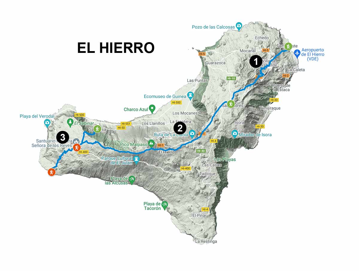 El Hierro GR131: an 3 Tagen zu Fuß auf El Hierro, Kanarische Inseln