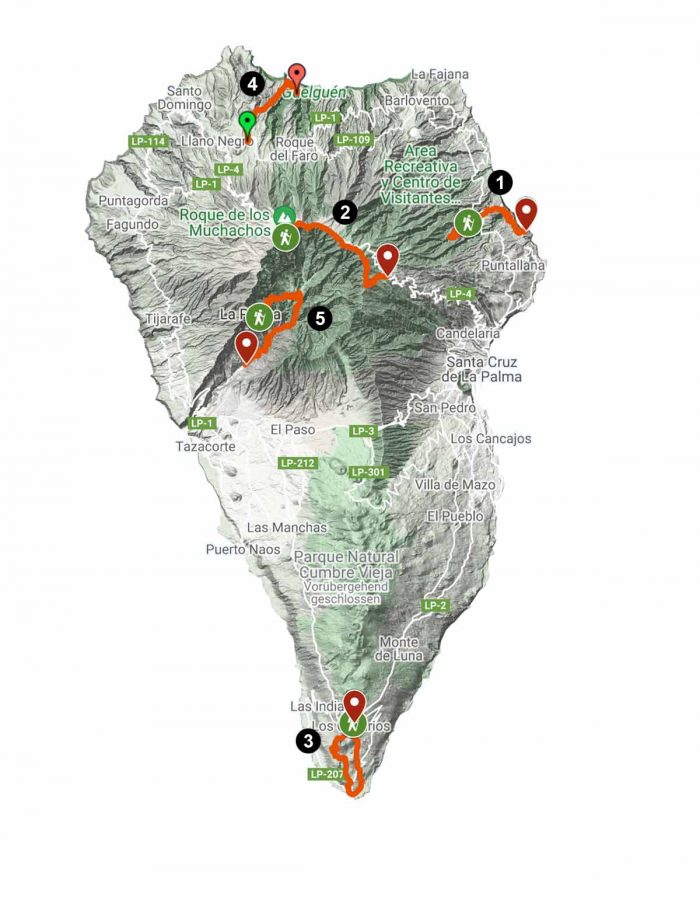 Do the 5 best hikes La Palma: 5 essential walks in one week