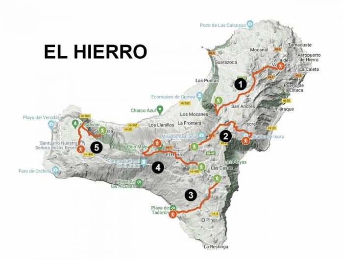 Walking holidays in El Hierro with a local guide: 7 days holiday